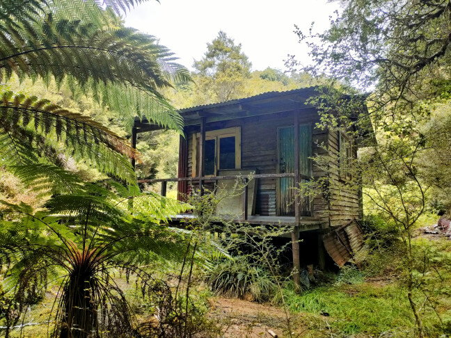 Moonlight Settlement Hut - Moonlight Ecological Area, West Coast | Hut ...