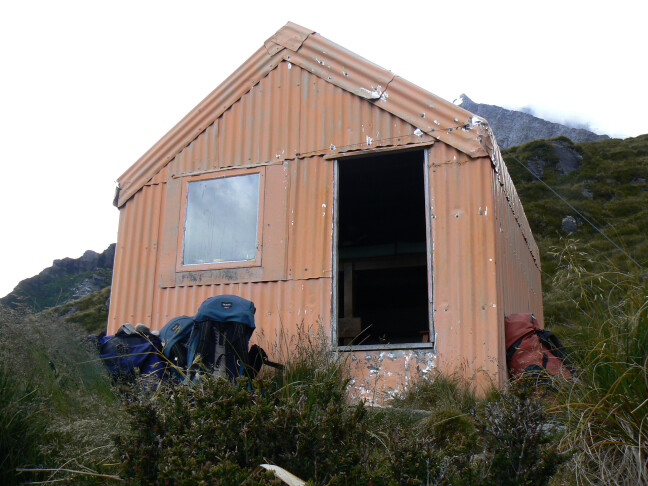 Liverpool Hut (old) - Mount Aspiring National Park, Otago | Hut Bagger