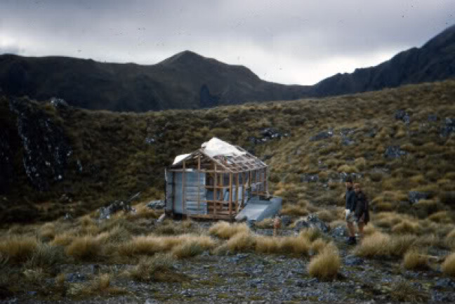 Tarn Ridge Hut (old) (Blatchford Memorial Hut) - Tararua Forest Park ...
