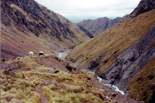 Murray Adrian Hut (part of Hodder Huts) - Inland Kaikoura Range ...