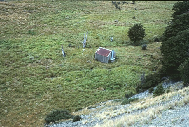 Triangle Hut (derelict) - Glenthorne station, Canterbury | Hut Bagger